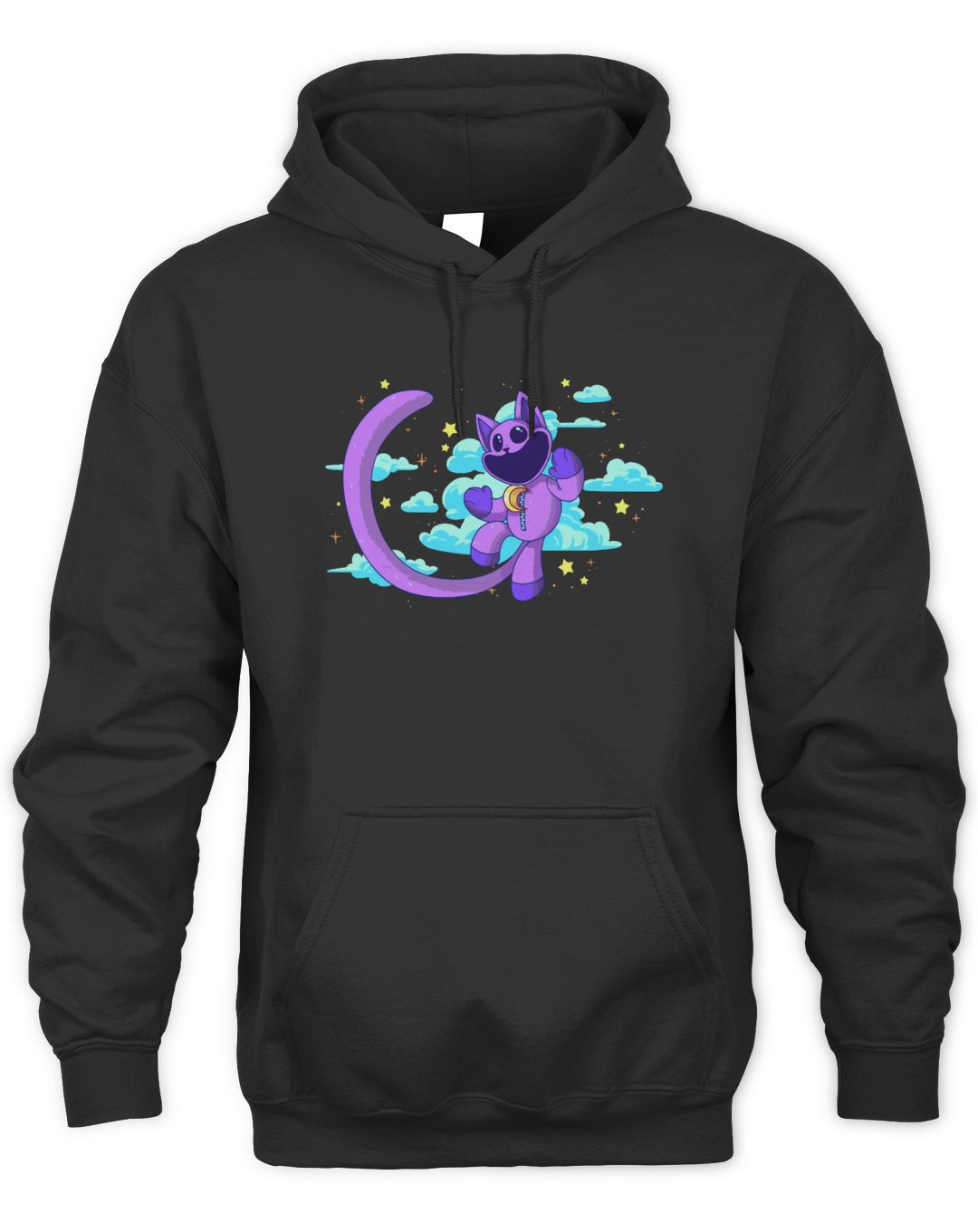 Poppy Playtime Shop Catnap Night Sky Official Merch Hoodie | Ridaven
