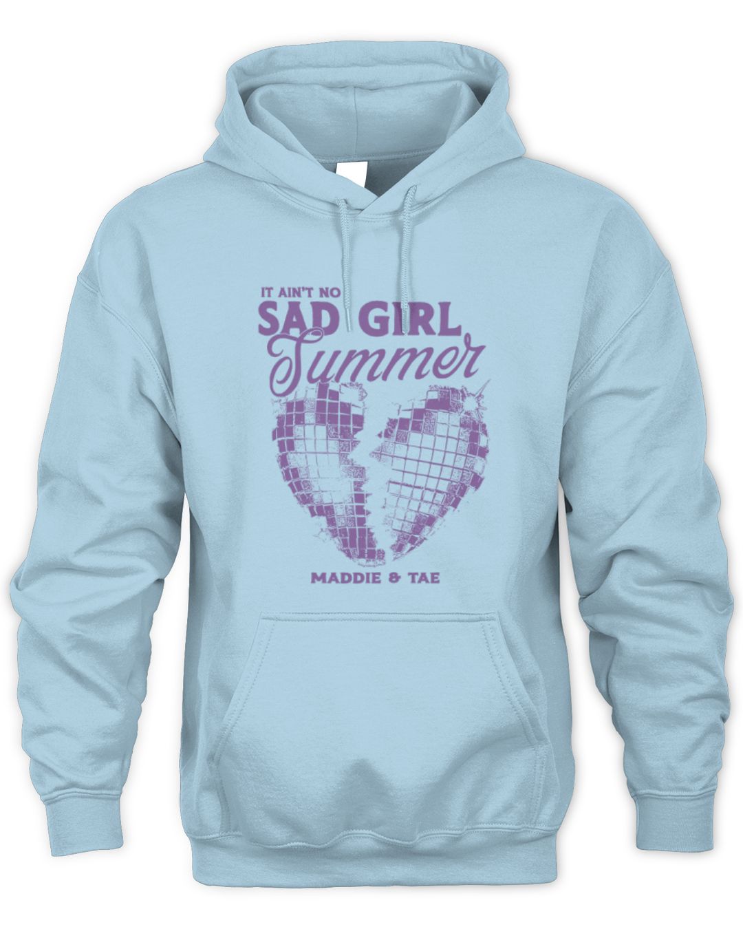 Maddie & Tae Merch Lavender Blue Sad Girl Summer Blue Hoodie